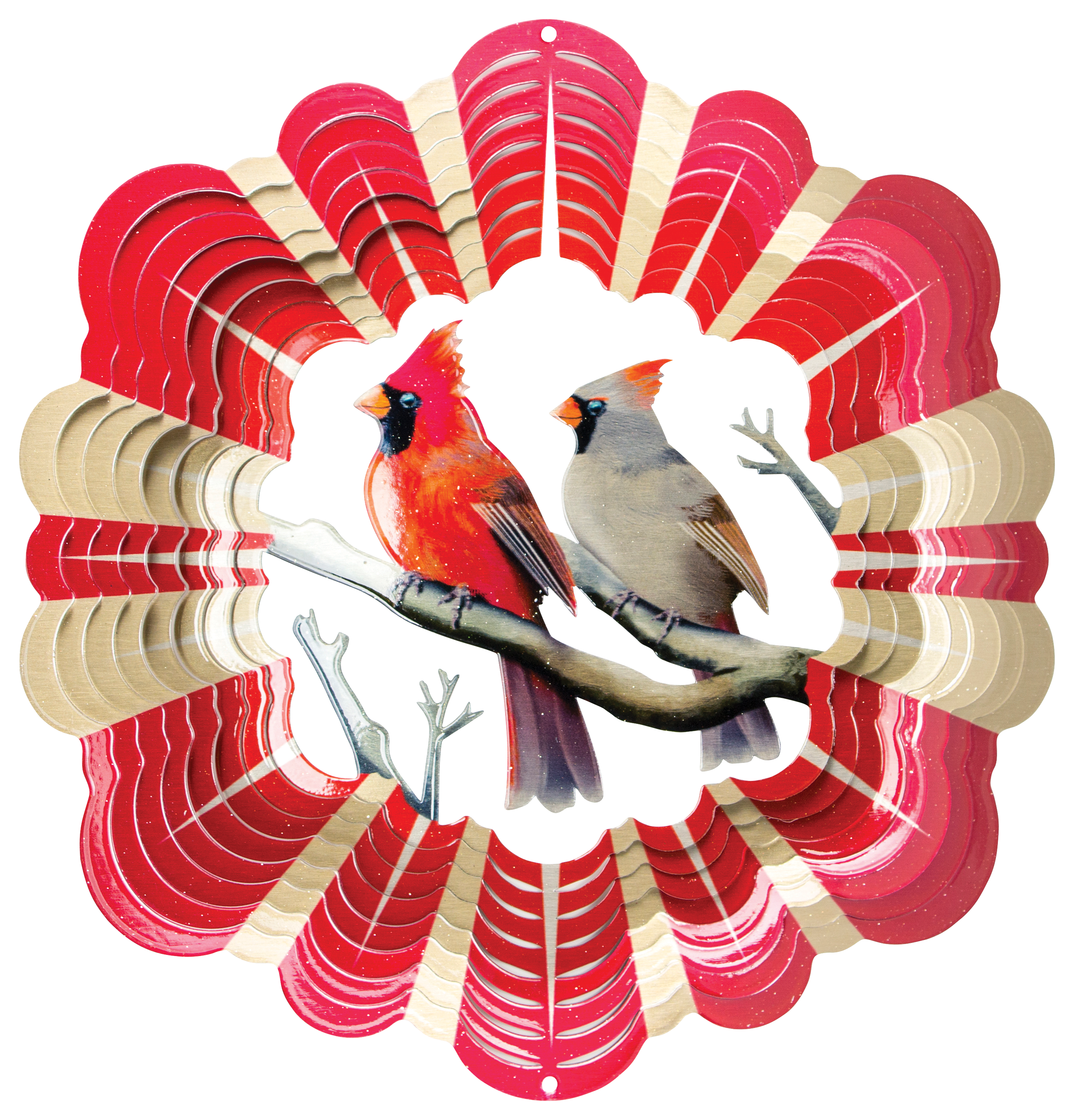 Spinfinity Designs 3D Cardinal Wind Spinner | Cabela's